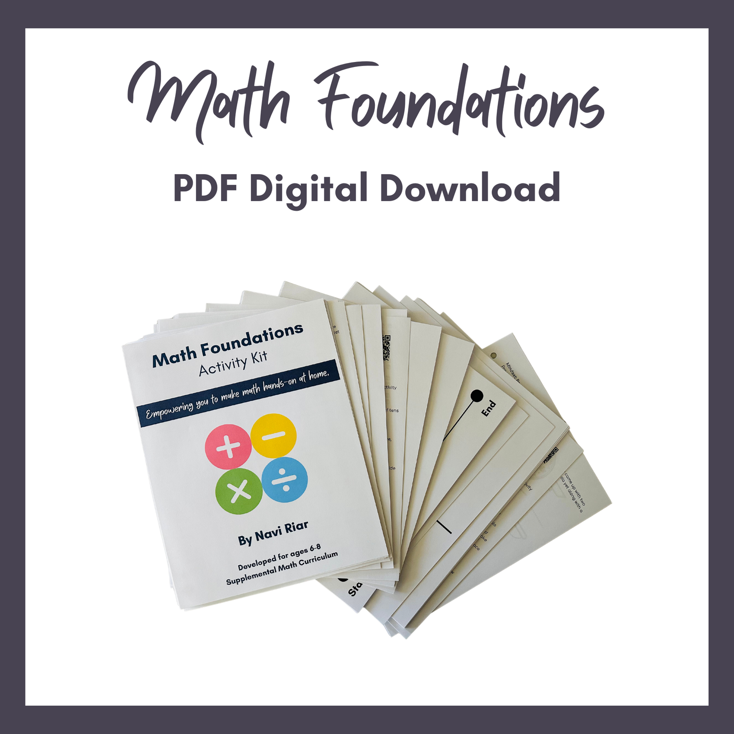 PDF Digital Download: Math Foundations – Math Teacher Mom
