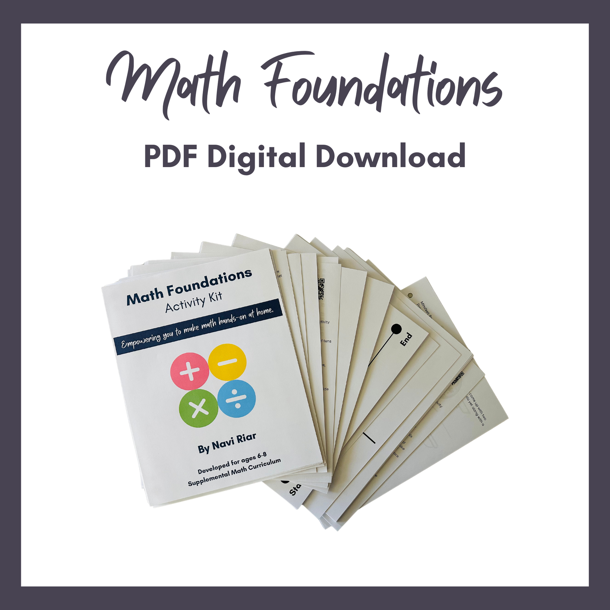 PDF Digital Download: Math Foundations – Math Teacher Mom